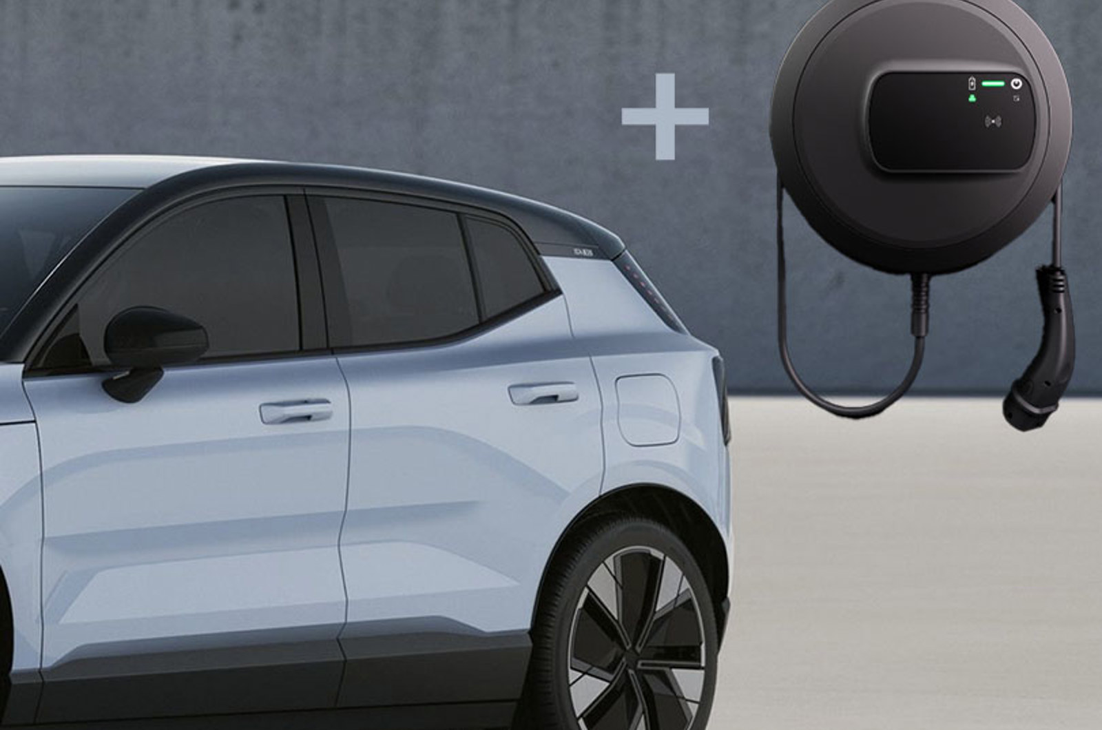 Ontvang een gratis wallbox bij aanschaf van een Volvo EX30